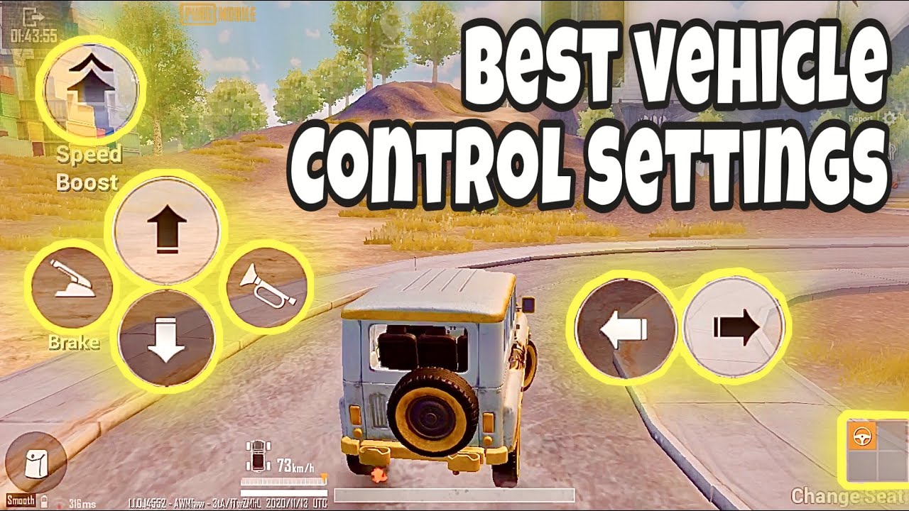 BEST VEHICLE CONTROL SETTING | TIPS & TRICKS | Tutorial/Guide PUBG ...
