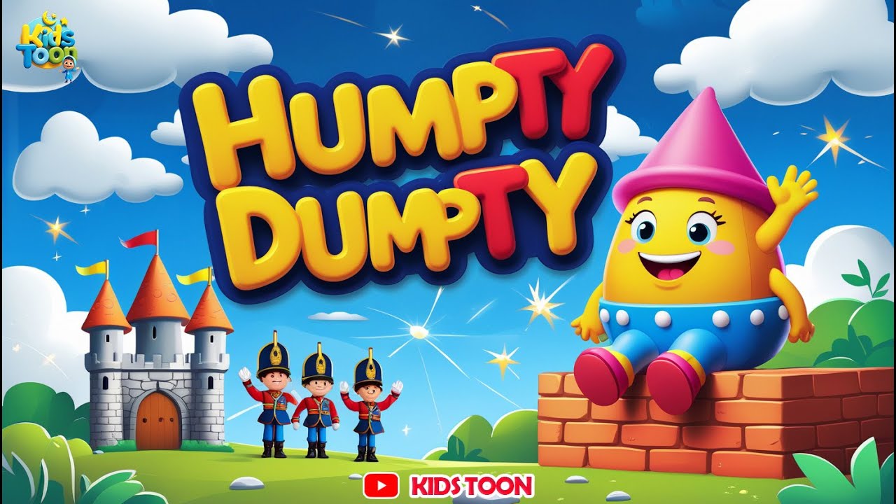 Humpty Dumpty New Poem🥚| Nursery Rhymes & Kids Songs | 3D Animation ...
