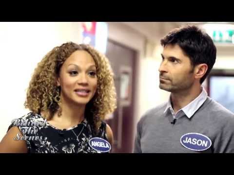Backstage with Angela Griffin & Jason Milligan on All Star Mr & Mrs ...