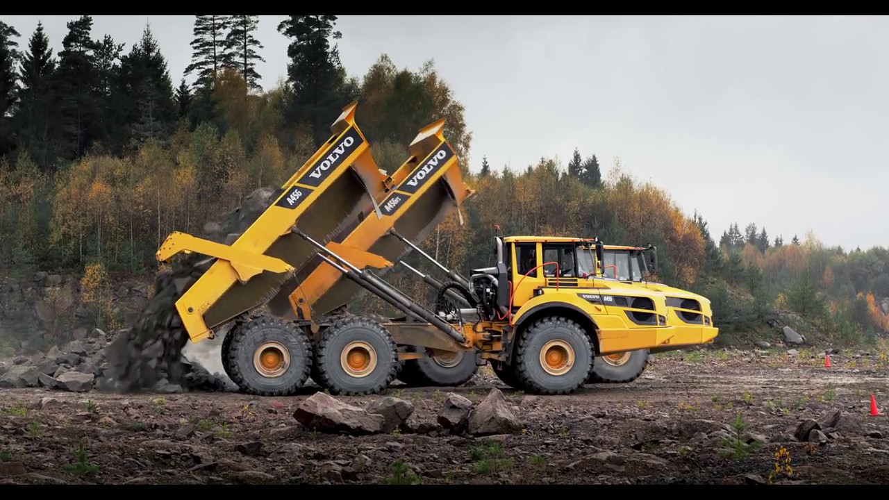 Volvo A45GFS Articulated Haulers: Move more for less - YouTube