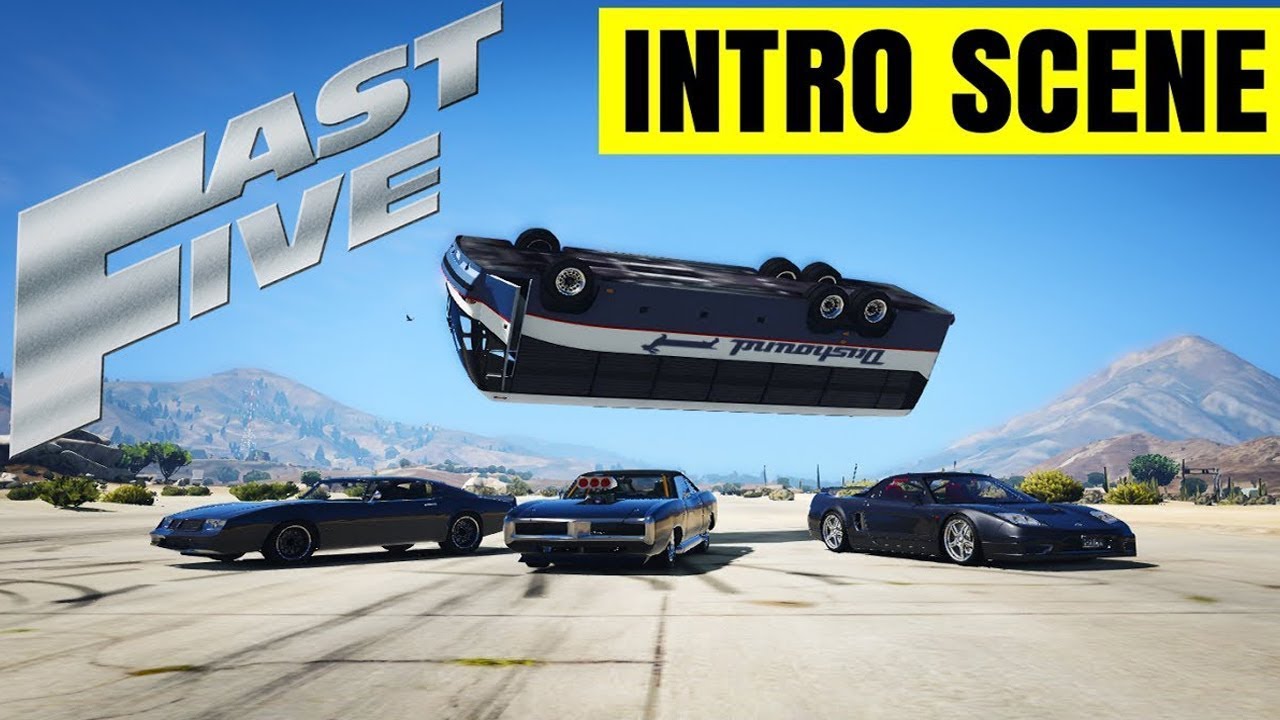 Grand Theft Auto 5 Fast Five Intro Scene - YouTube