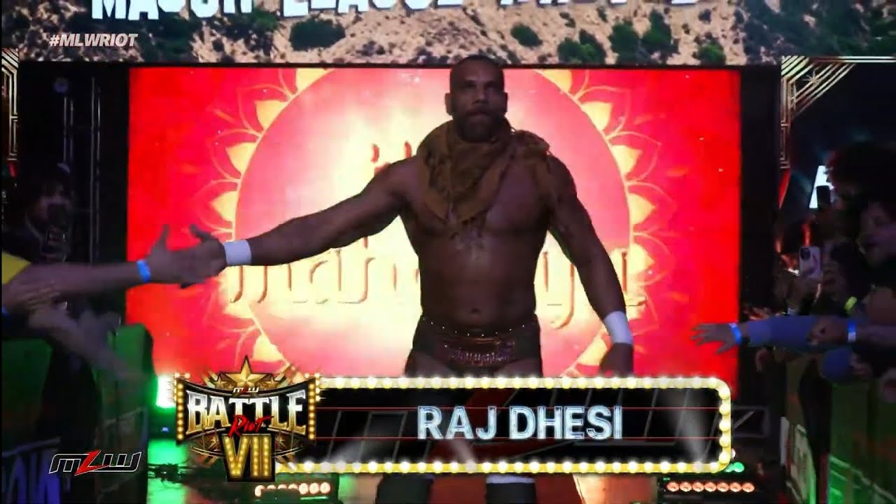 Jinder Mahal aka Raj Dhesi DEBUT on MLW Battle Riot 2025 Highlights Today - YouTube