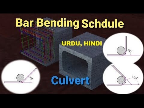 Culvert Bar Bending Schedule & Bend Deduction Detail I SUB ENGINEER ...