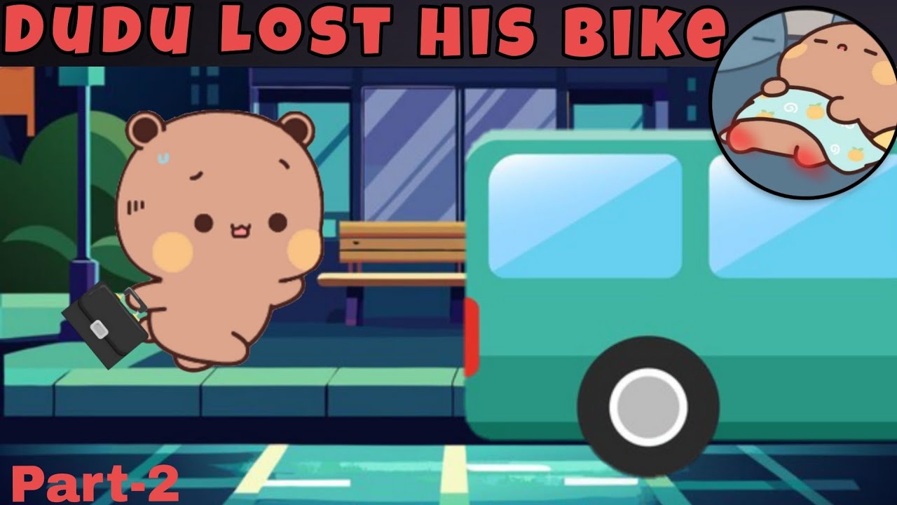 Dudu Lost His Bike 🥺🛴 (Part-2) |Peach Goma| |Animation| |Bubuanddudu| - YouTube