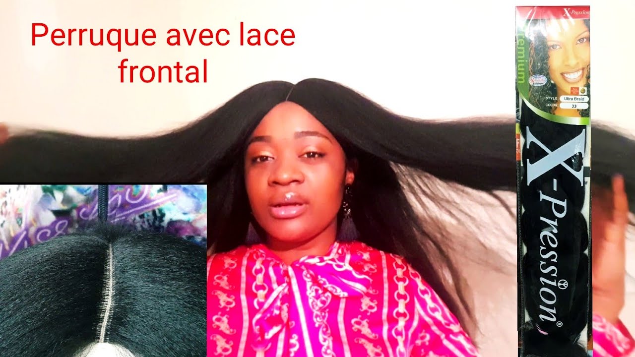 COMMENT FAIRE SA PERRUQUE ET UNE CLOSURE (xpression +crochet) - YouTube
