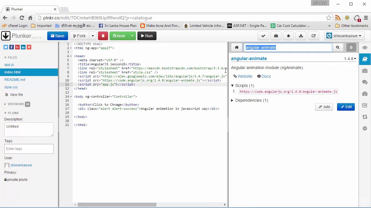 Learn AngularJS x27 Animate angularjs with javascript methodology - YouTube