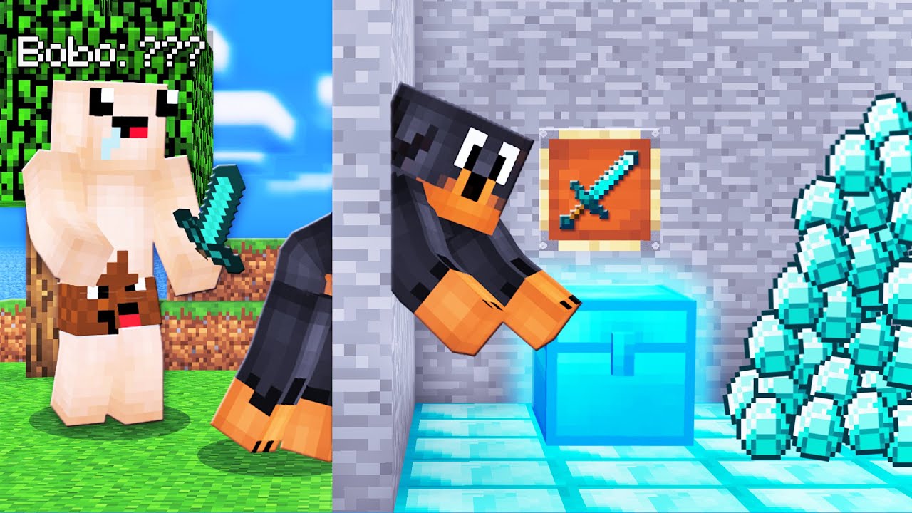 Odkryłem NOWĄ KRYJÓWKĘ BOBO w Minecraft! 😱 - YouTube