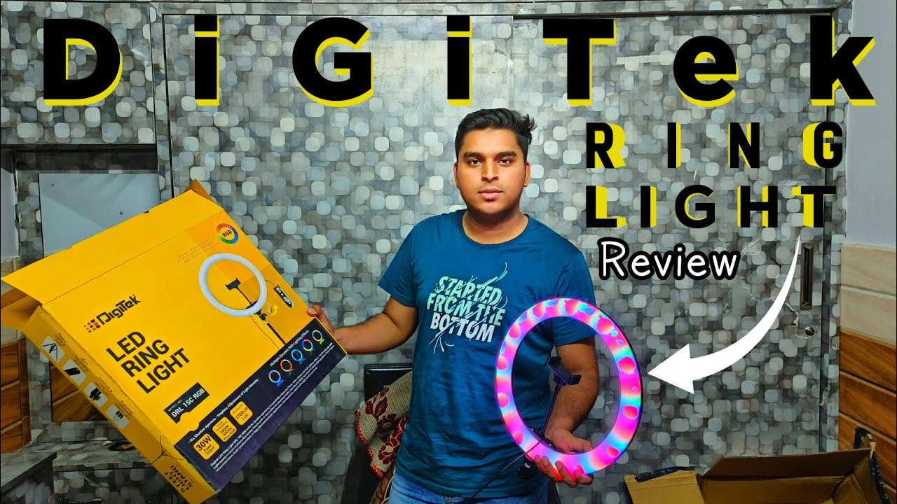 DIGI TEK RGB Ring Light Review || Best Ring Light in Budget # ...