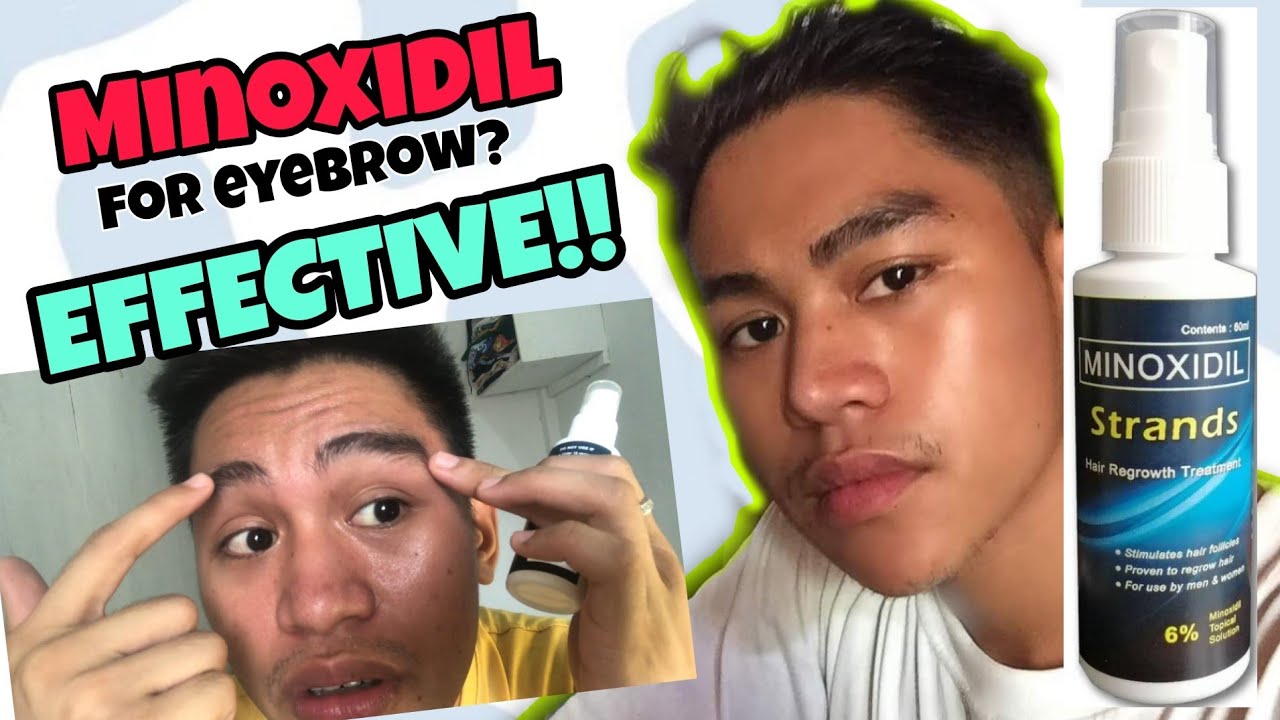 HOW TO THICK YOUR EYEBROW USING MINOXIDIL. - YouTube