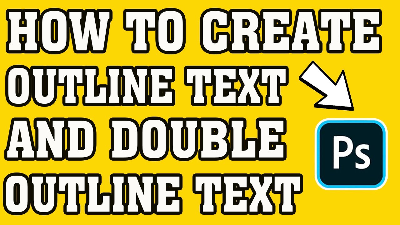 How To Outline A Text And Double Outline Text In Photoshop texteffects how-to-outline-a-text-and-double-outline-text-in-photoshop-texteffects
