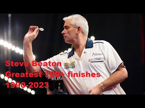 Steve Beaton - Greatest 100+ Darts Finishes 1990-2023 - YouTube