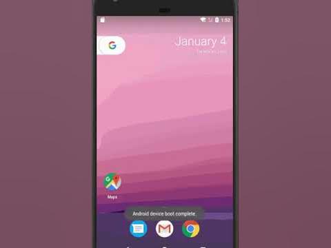 popup toast message when android device boot complete - YouTube
