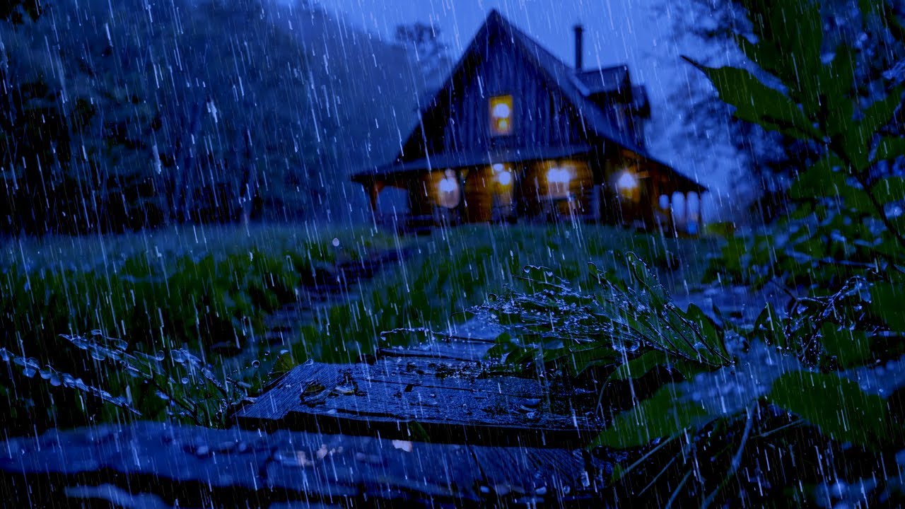 Barulho de Chuva para Dormir Imediatamente e Relaxar - Som de Chuva ...