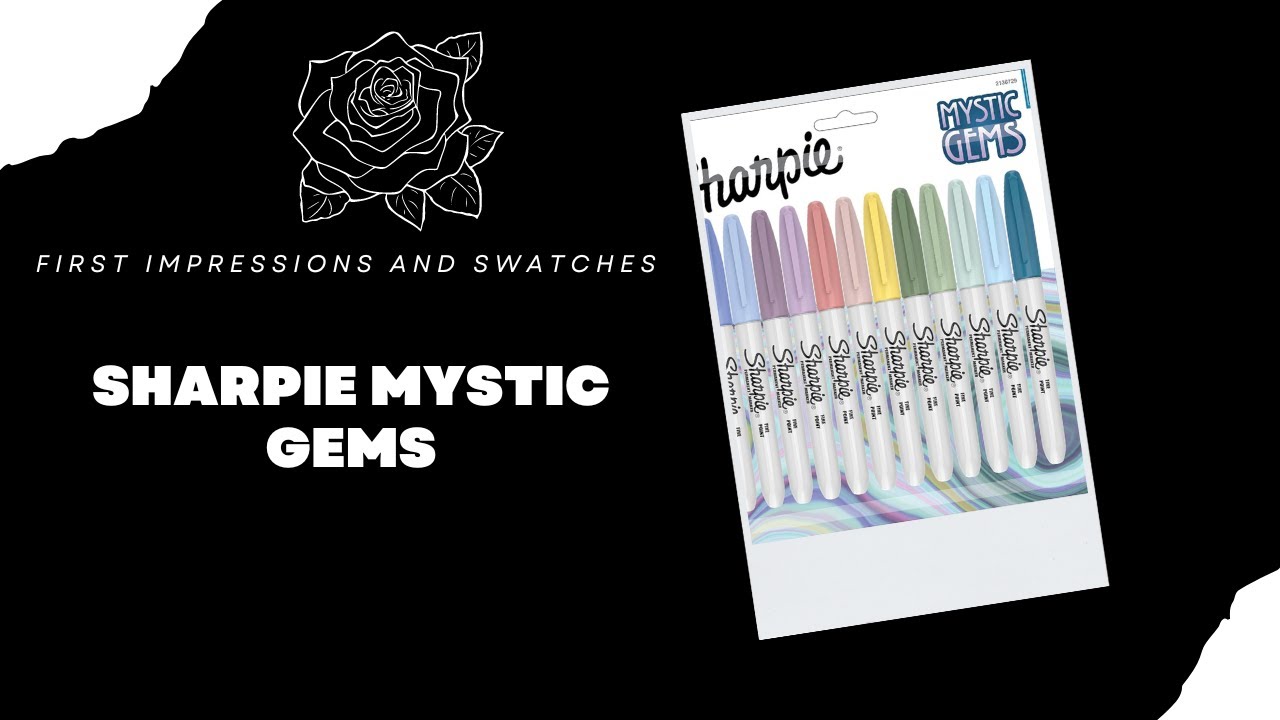 Sharpie Mystic Gems Permanent Markers - YouTube