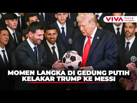 Messi ke Gedung Putih! Trump Puji Sang Bintang dan Singgung Pele
