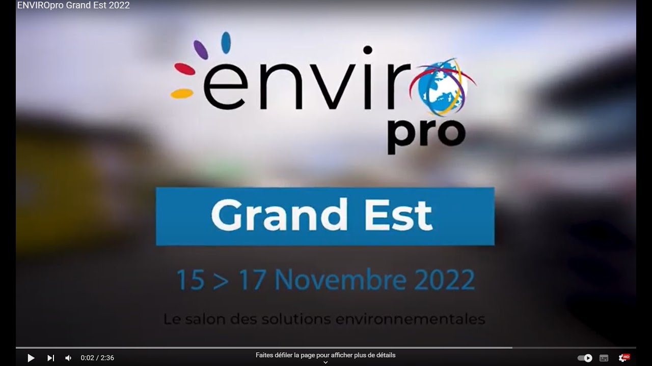 ENVIROpro Grand Est 2022 - YouTube