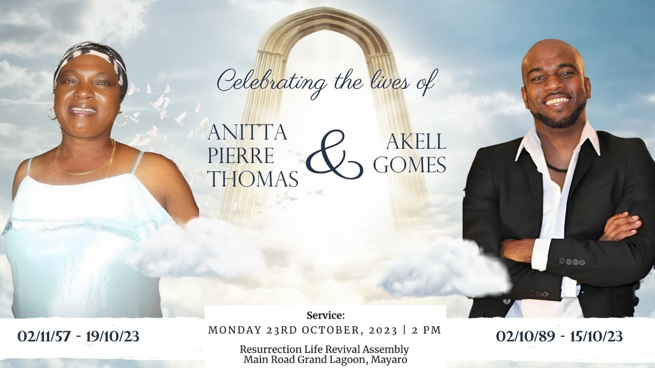 Celebrating the lives of Anitta Pierre-Thomas and Akell Gomes - YouTube