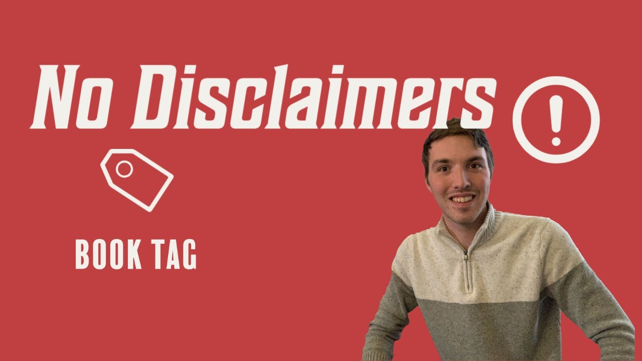 No Disclaimers Book Tag - YouTube