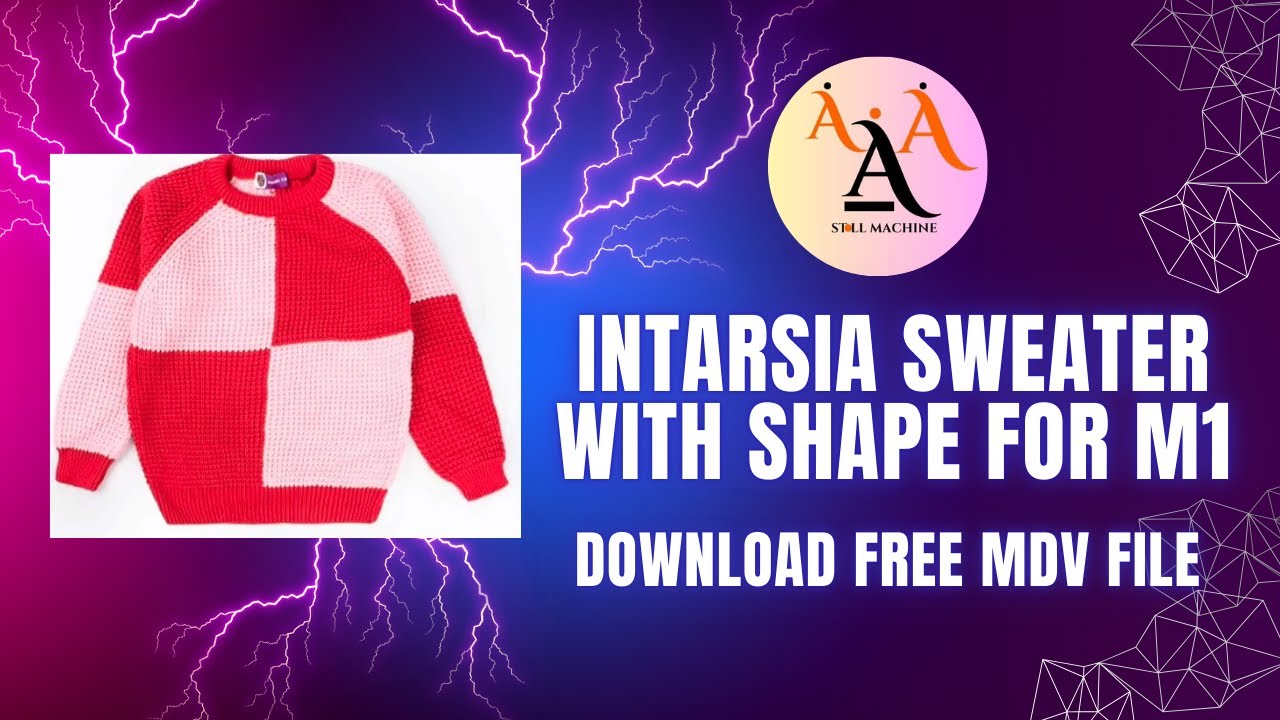 INTARSIA SWEATER WITH SHAPE FOR M1 DOWNLOAD MDV FILE IN VIDEO ...