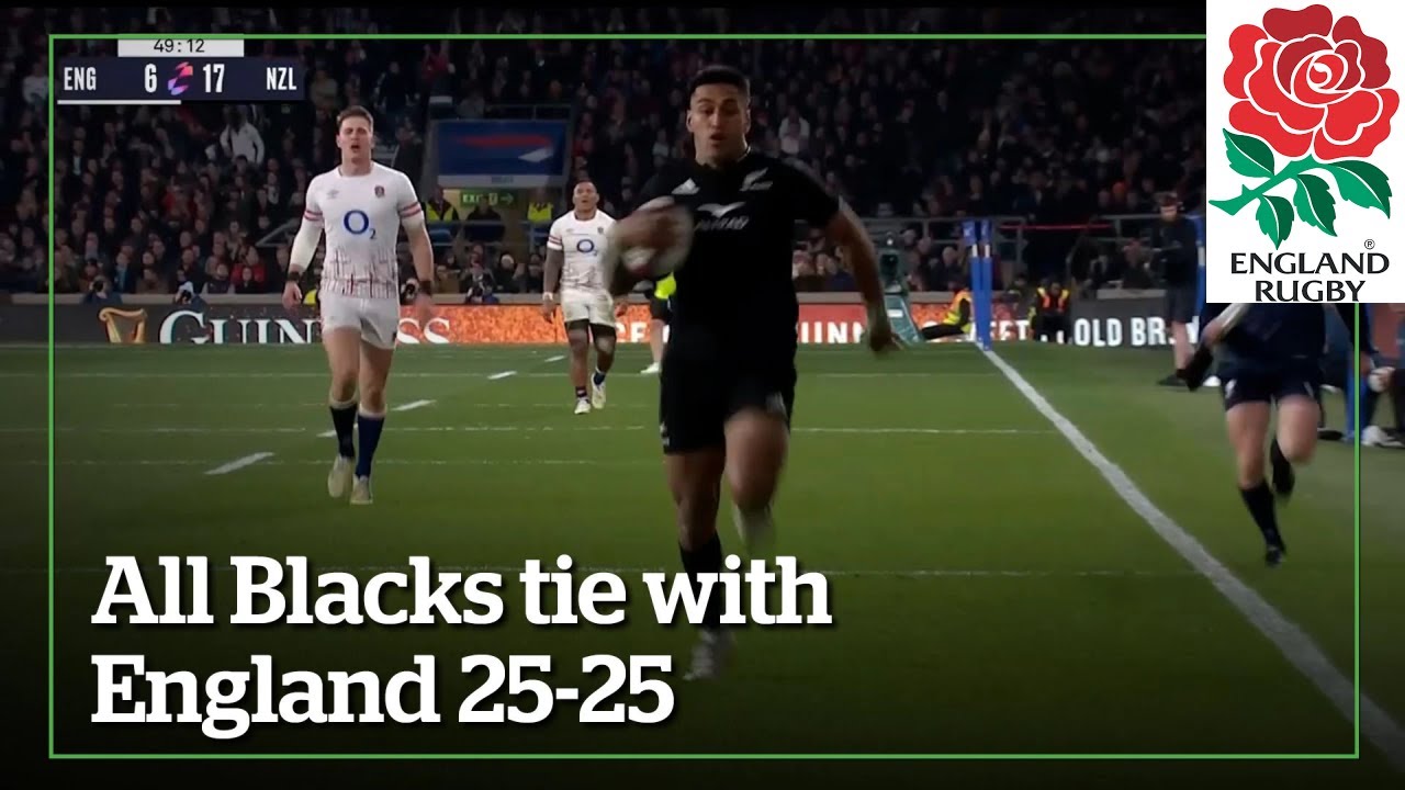 England DRAW with NZ All Blacks!! REACTION - YouTube