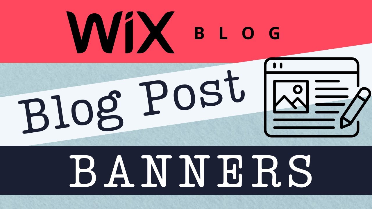 How to Add a Website Banner to Your Wix Blog Post Page - YouTube