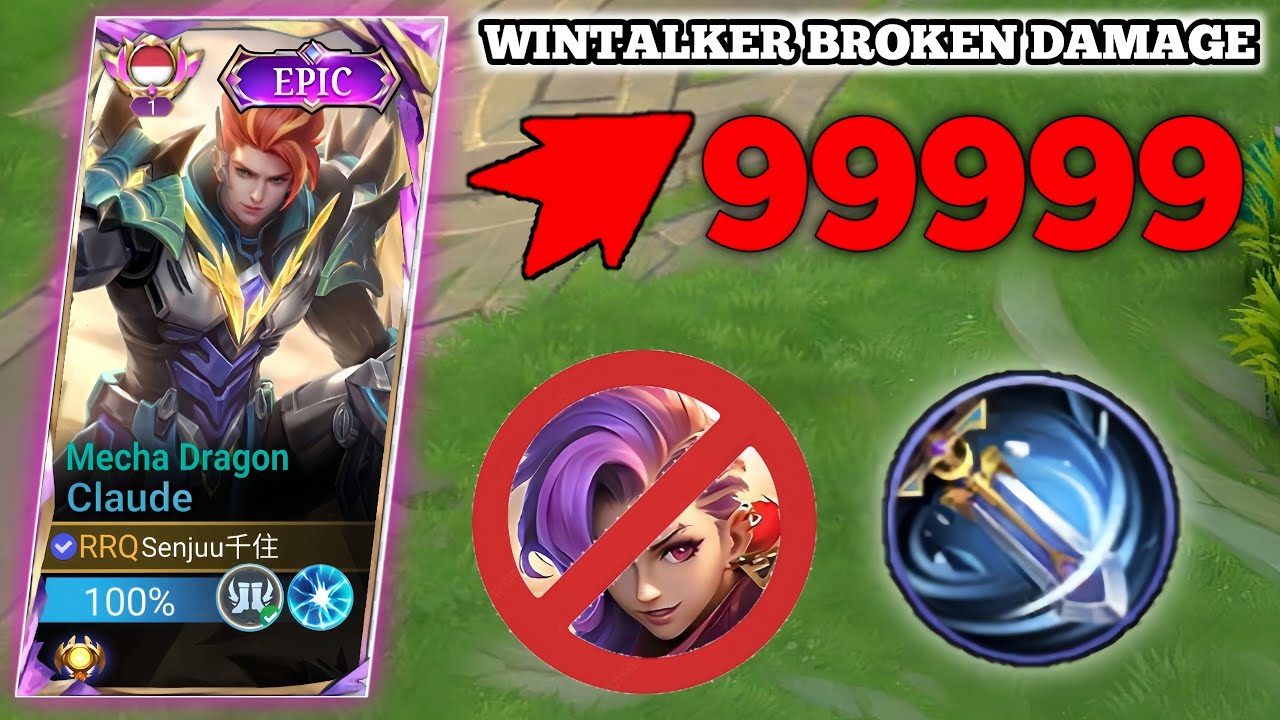 FIRST ITEM WINTALKER IXIA SAMPAI GA KUAT LAWAN CLAUDE | BEST BUILD ...