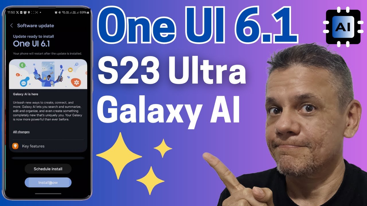 ONE UI 6.1 S23 ULTRA COM INTELIGÊNCIA ARTIFICIAL - YouTube