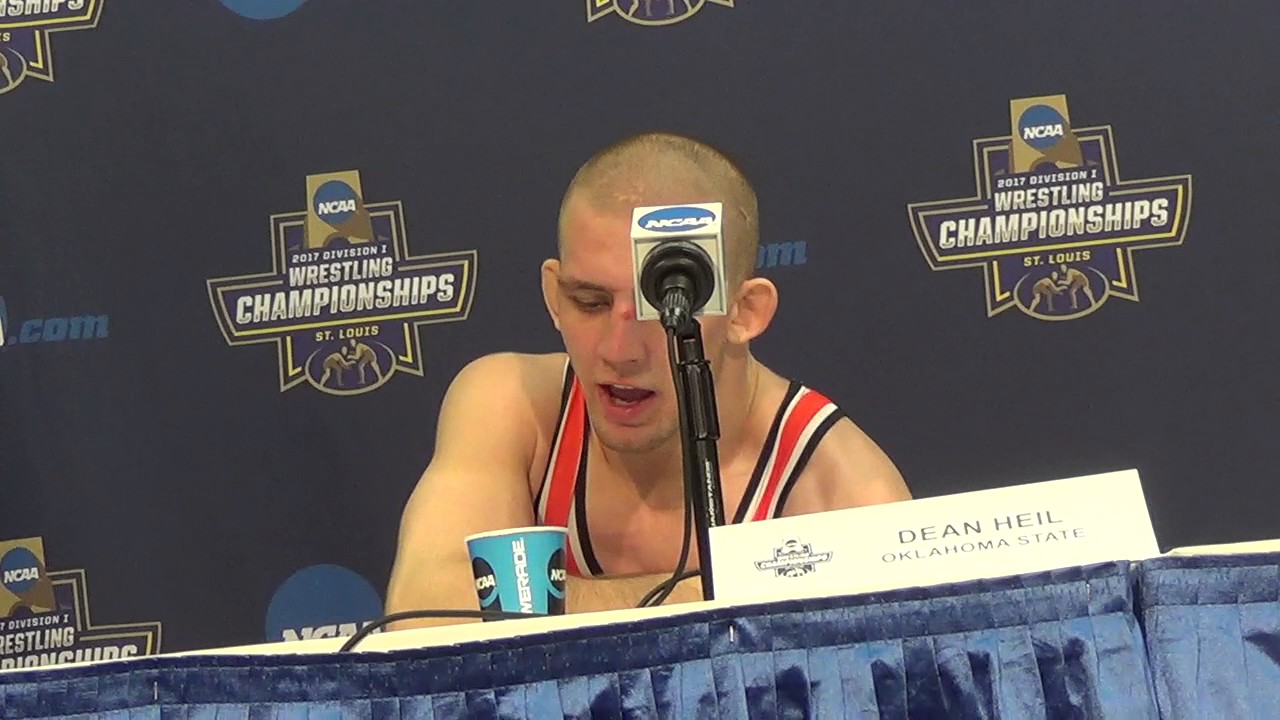 Dean Heil (OKST) wins 2017 NCAA title at 141 pounds - YouTube