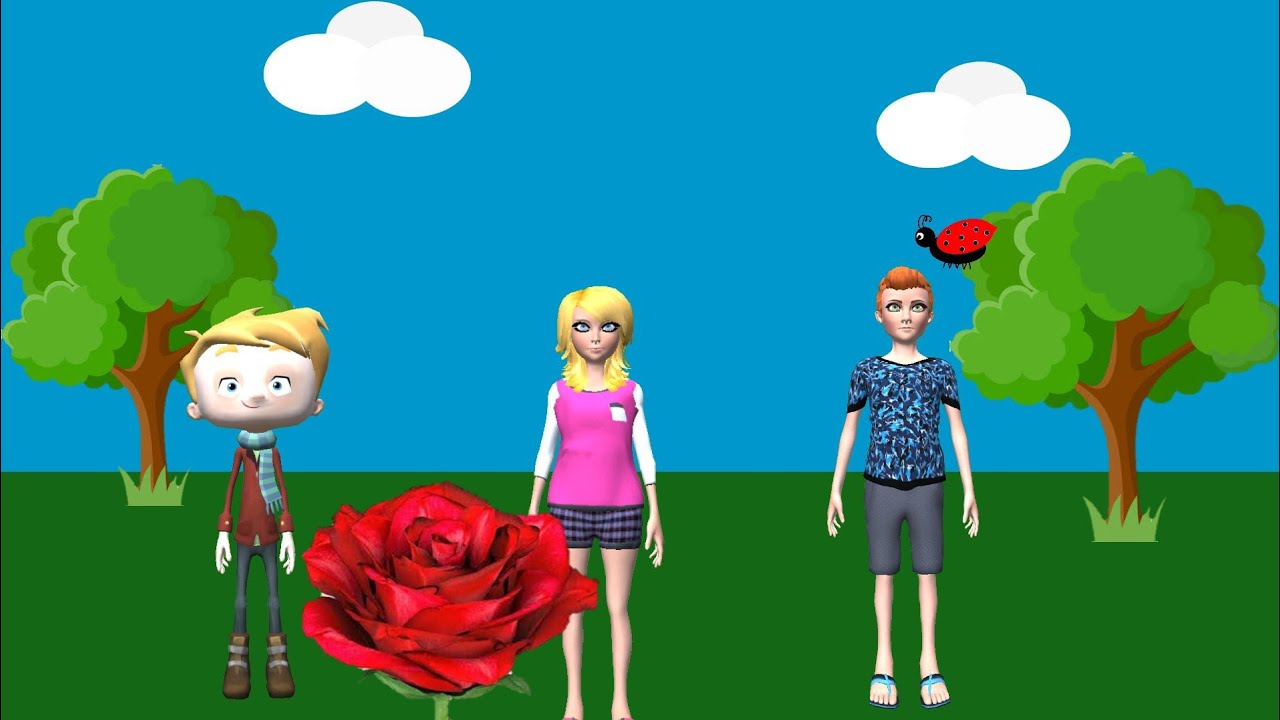 RING AROUND THE ROSIE. NURSERY RHYME. KIDS SONG. - YouTube