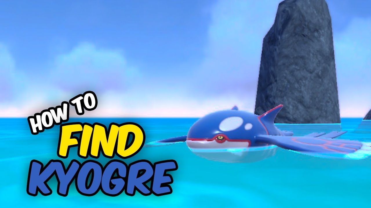 Where To Find Kyogre In Pokemon Scarlet and Violet! - YouTube