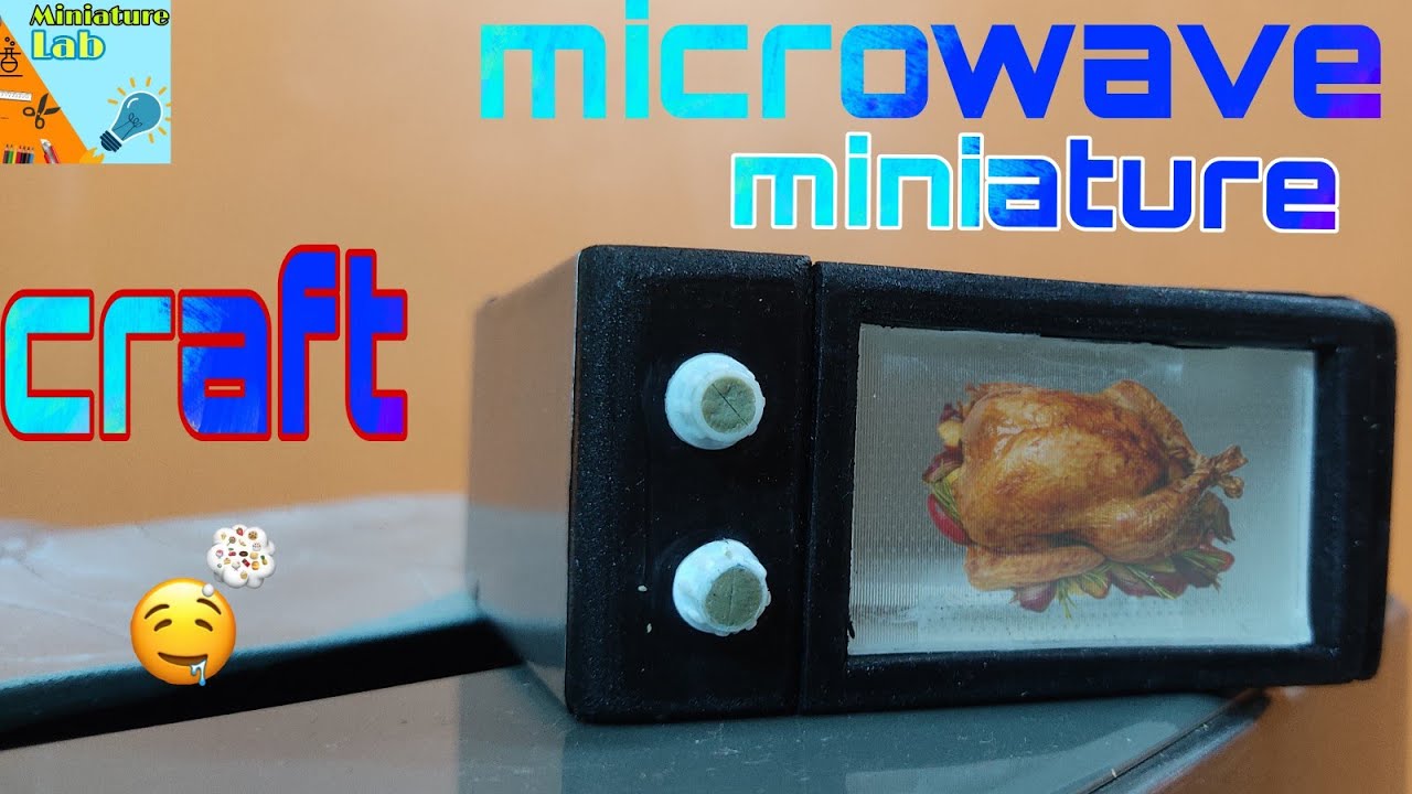 how to make microwave|| microwave miniature||microwave toy|| how to ...