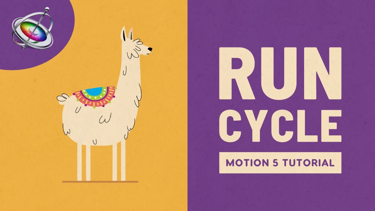 How to Create a Run Cycle Animation with Apple Motion 5 - YouTube