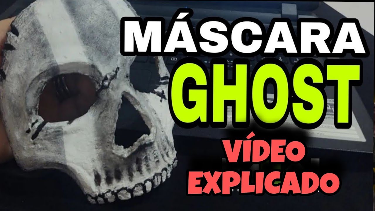 COMO FIZ A MÁSCARA DO GHOST DO GAME CALL OF DUTY PARA MEU COSPLAY ...