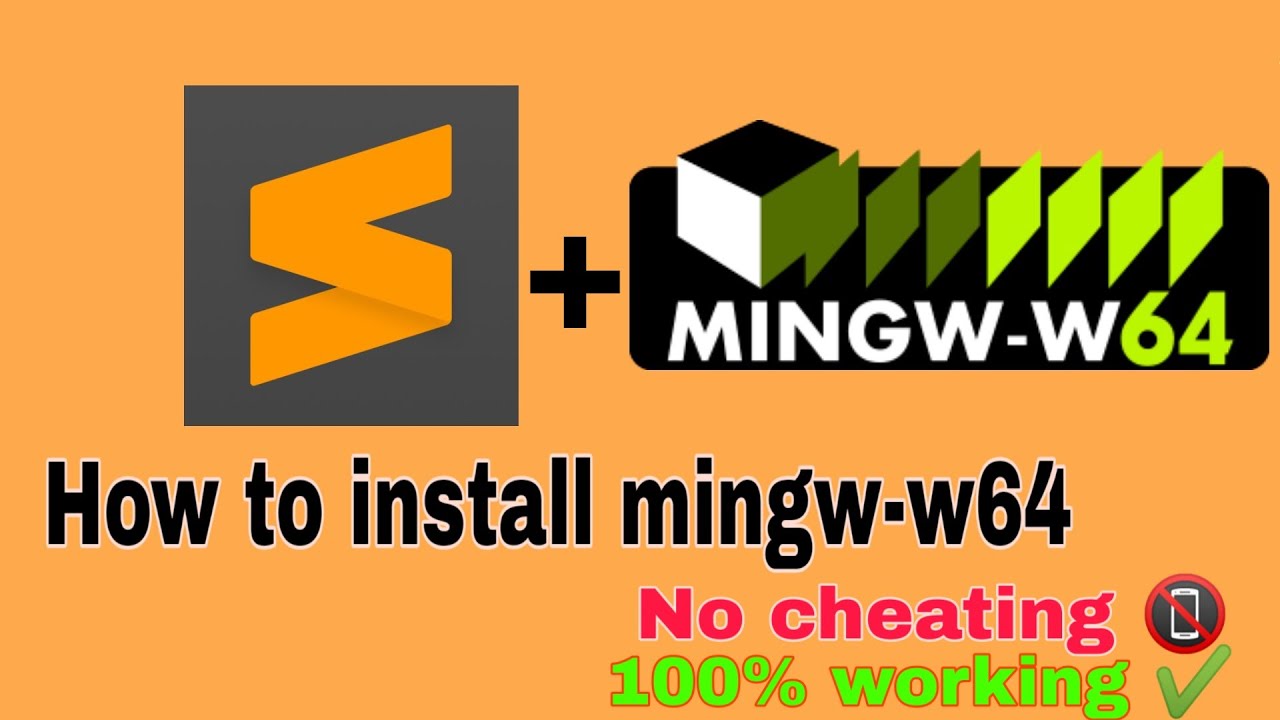 Cc Setup On Sublime Text Editor Mingw W64 Installation In 2022 Youtube 1823