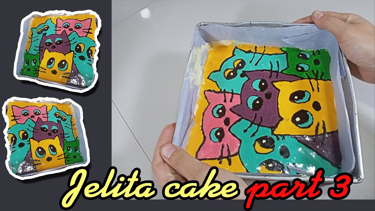 Tutorial Melukis Jelita Cake Part 3 - YouTube