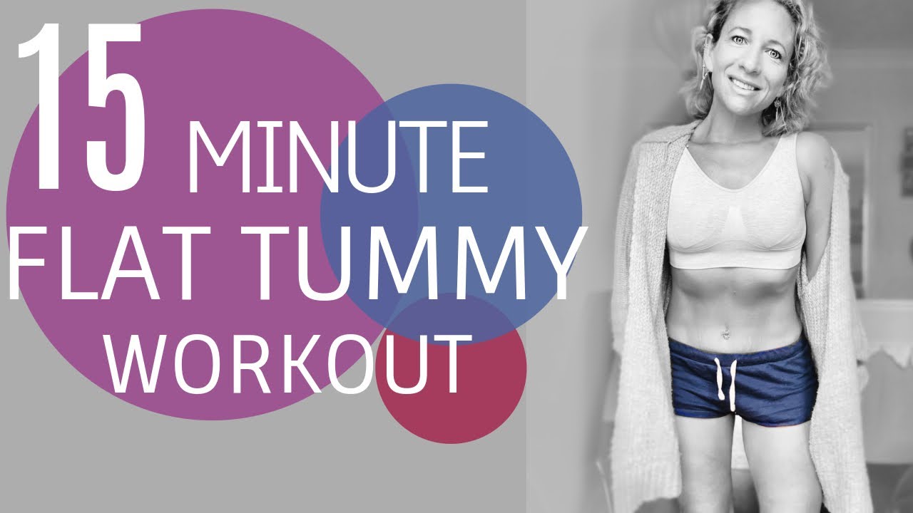 15 Minute Flat Tummy Pilates Workout - YouTube