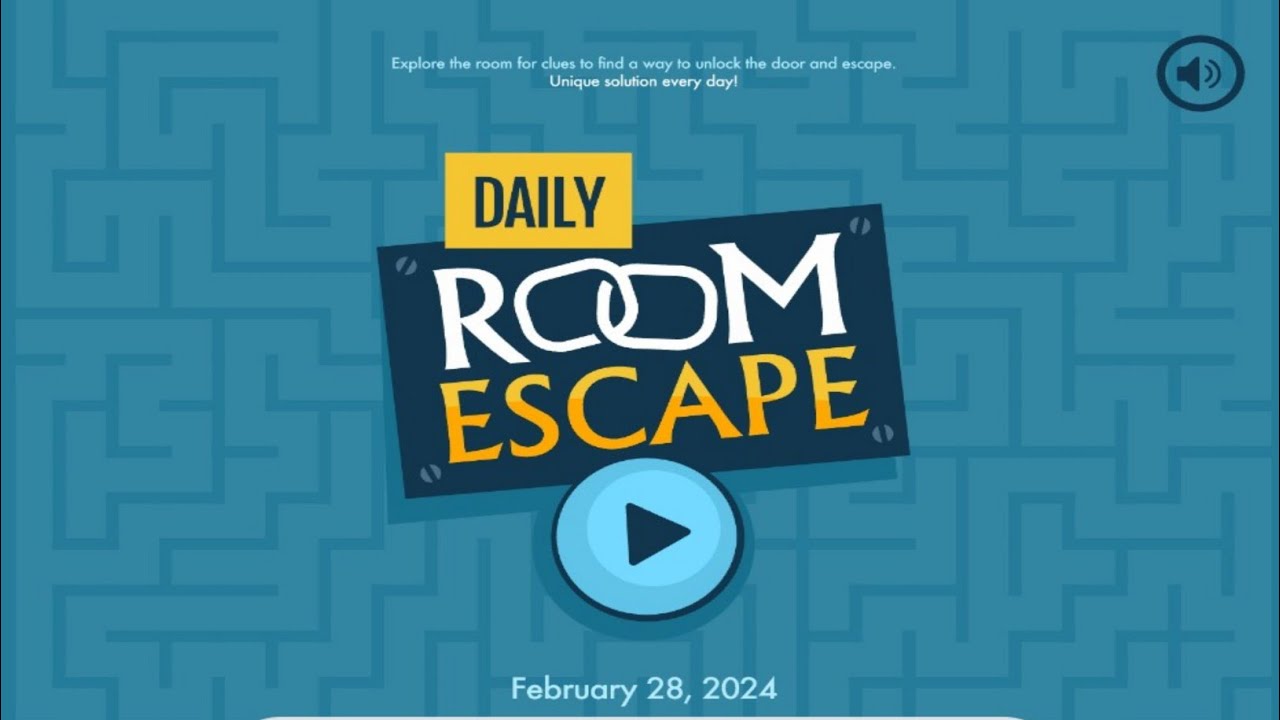 Daily Room Escape 28 february 2024 - YouTube
