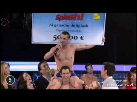 Daniela blume y Gervasio Deferr gana la primera edición de Splash famosos al agua
