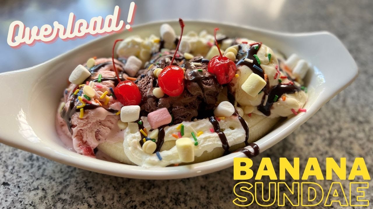 Banana Sundae OVERLOAD | Aling Lyne's Kitchen - YouTube