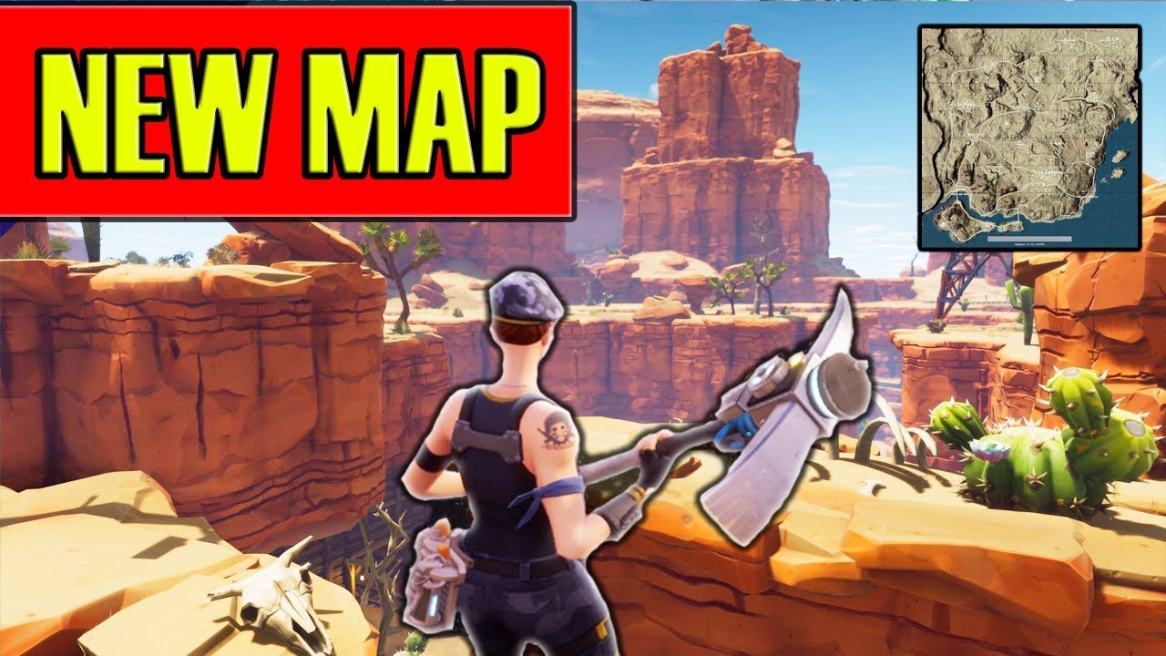 NEW MAP for Fortnite Battle Royale! - YouTube