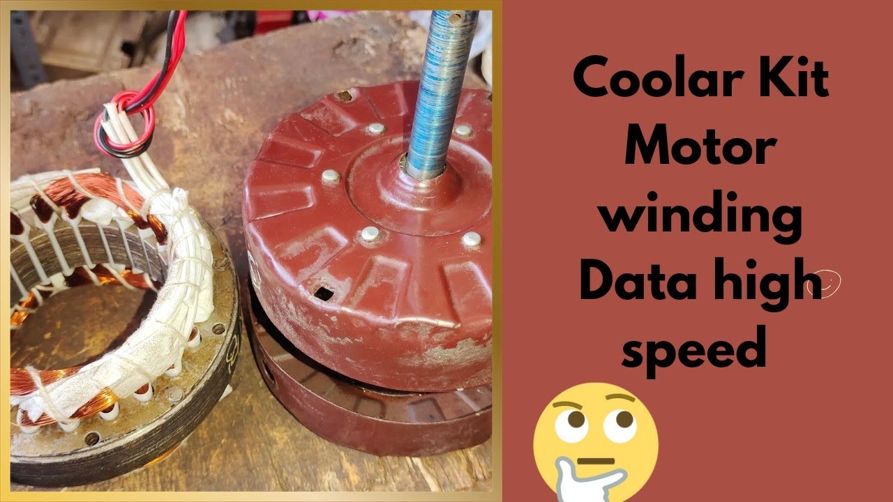 24 Salot Coolar Kit Motor Complete winding Data - YouTube