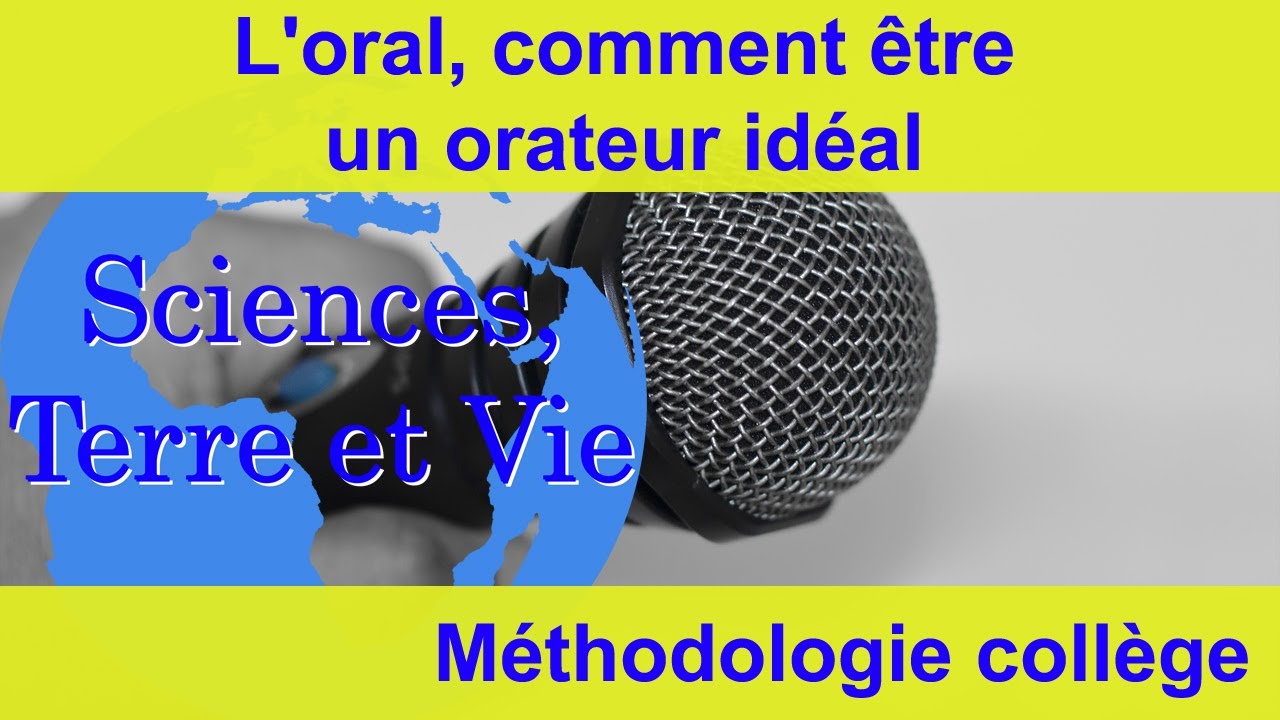 L'oral, comment être un orateur idéal - YouTube