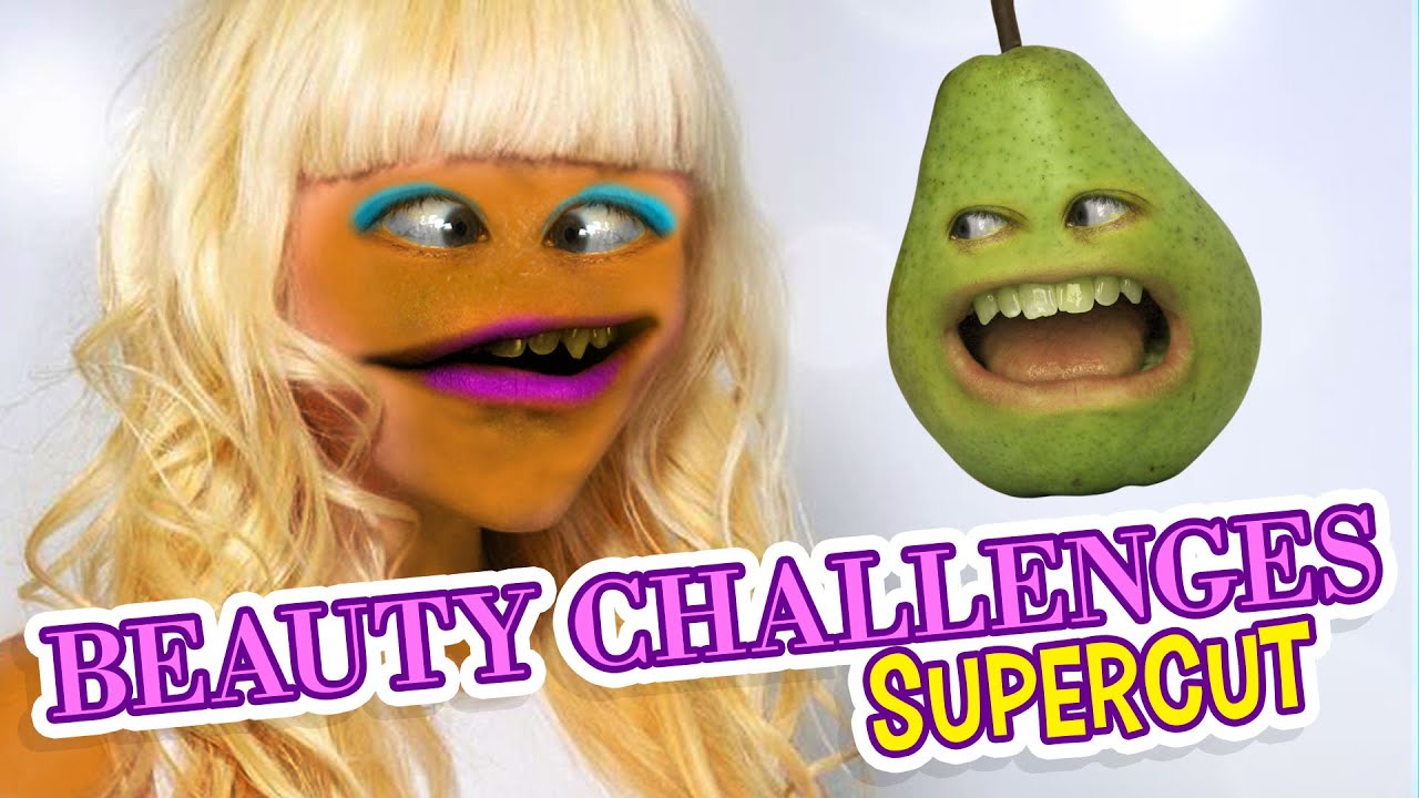 Annoying Orange - Beauty Challenges Supercut - YouTube