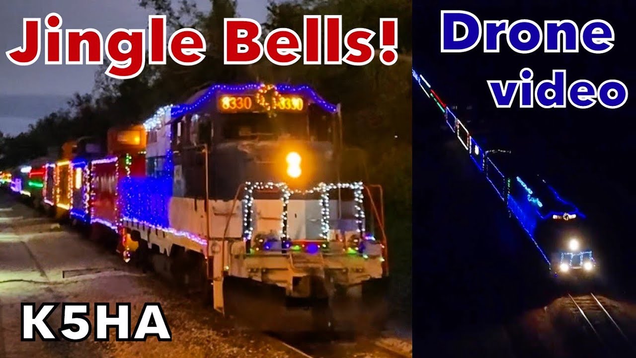 Jingle Bells K5HA Horn Shows from 8330 North Pole Express Train! - YouTube