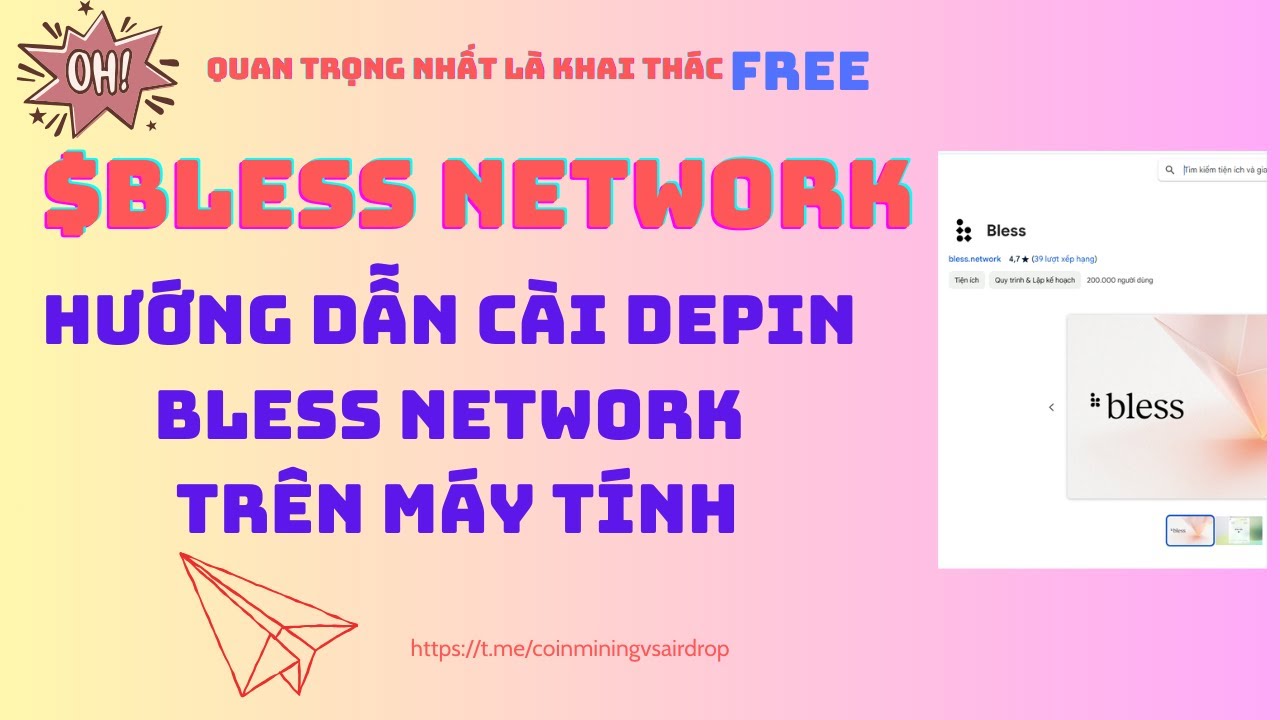 Hướng dẫn cài Depin Bless Network trên máy tính - YouTube