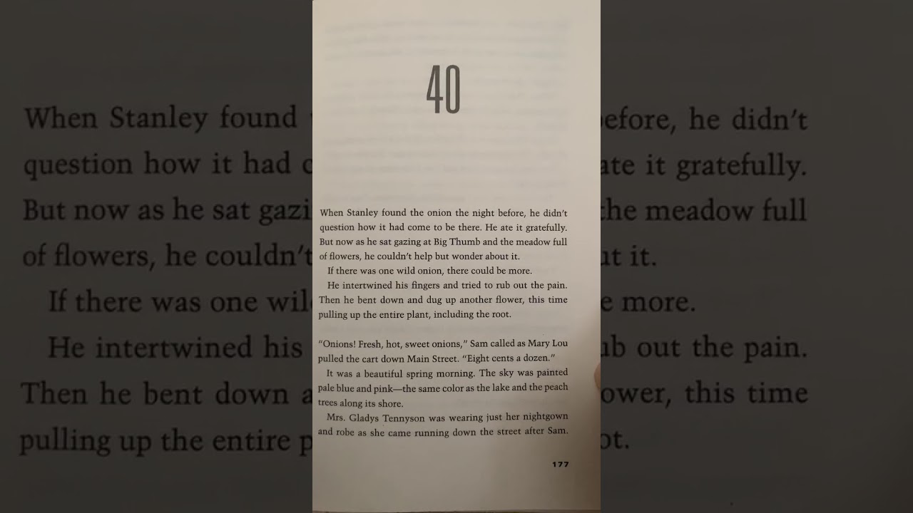 Holes Chapters 38 - 40 - YouTube