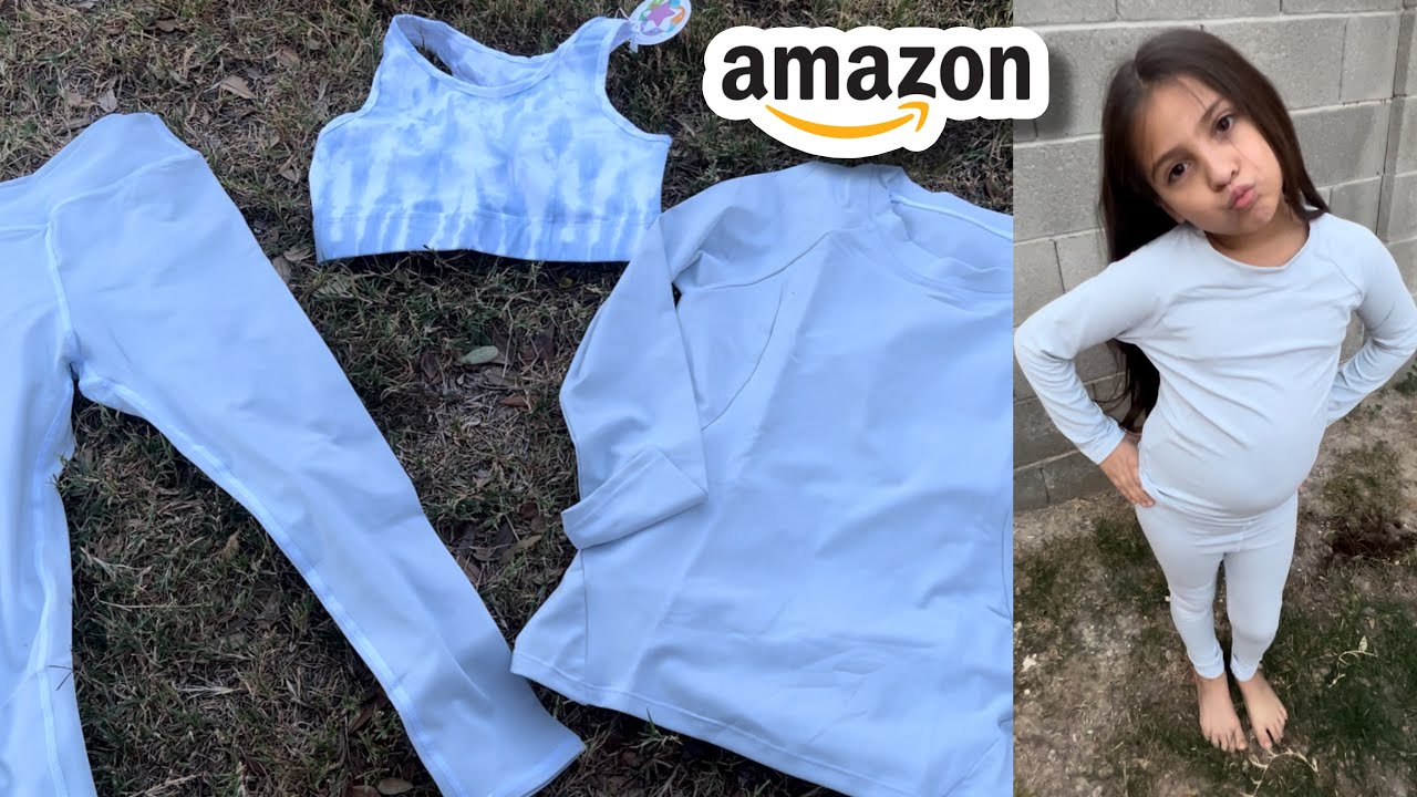 GIRLS ATHLETIC TRAINING SET AMAZON UNBOXING & REVIEW || JiAMY ...