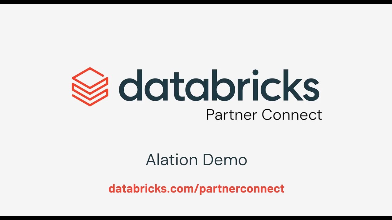 Databricks Partner Connect Alation demo - YouTube