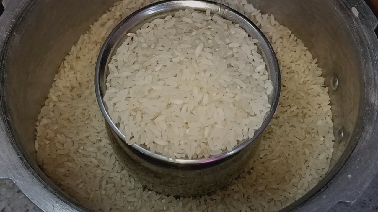 Satisfying Sound Pouring Raw Rice n Steelpot | Rice Sound play ...