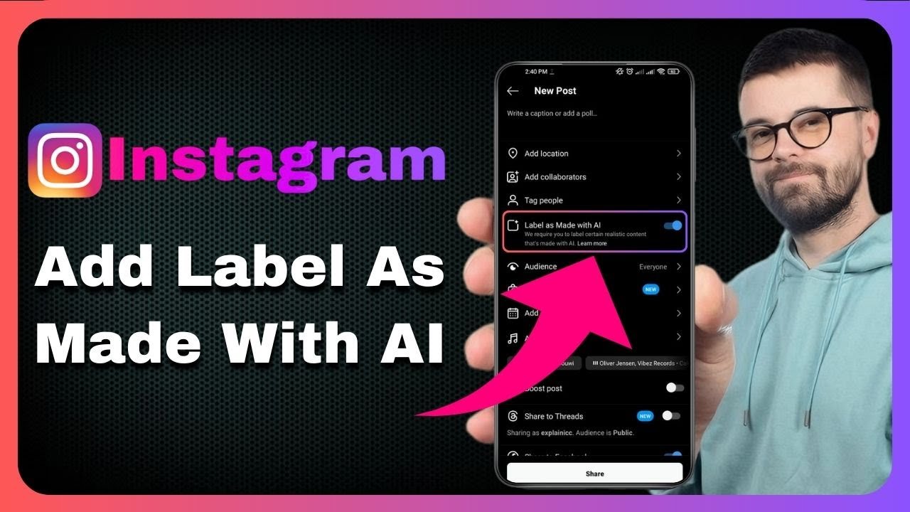 How To Add The "Made With AI" Label In Instagram | Label As Made With ...